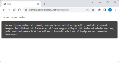 CSS / Tutorial / 마우스 호버 효과 / 텍스트 나오게 하는 방법 – CODING FACTORY