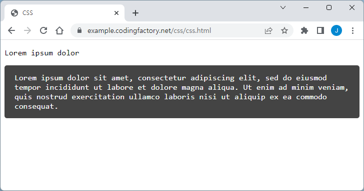 CSS / Tutorial / 마우스 호버 효과 / 텍스트 나오게 하는 방법 – CODING FACTORY